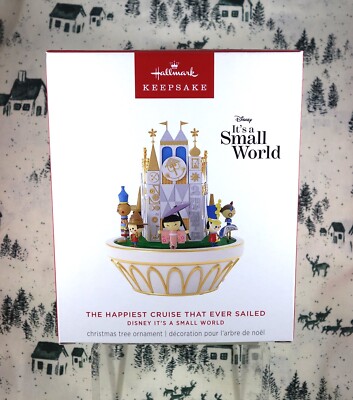2024 Hallmark Christmas Ornament Disney It's A Small World Happiest ...