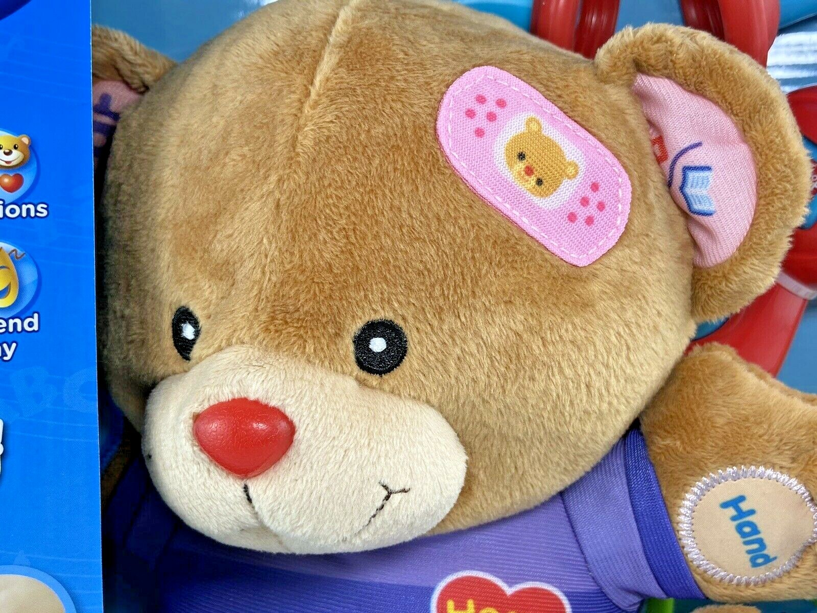 VTech Care and Learn Teddy Bear Talks Sings Musical Toy Educational EUC ...