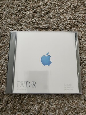 SEALED Apple DVD-R Media 4.7 GB General Purpose Blank DVD In Jewel Case ...