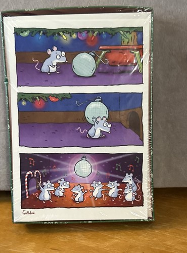 Shoebox Hallmark Mice Cute And Funny Christmas Disco Dancing New Sealed ...