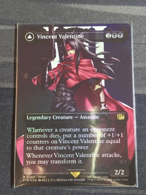 Vincent Valentine (Borderless) alt-art Final Fantasy MTG FOIL | eBay