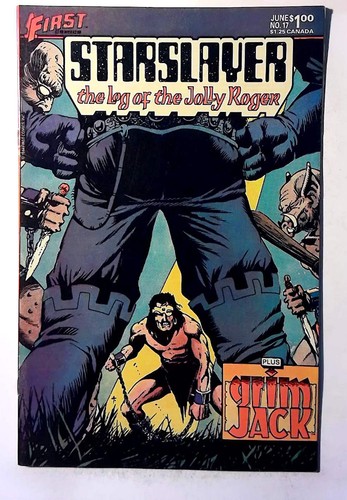 Starslayer #17 (1984) First Comics 7.5 VF- Grim Jack 1st Print Comic ...