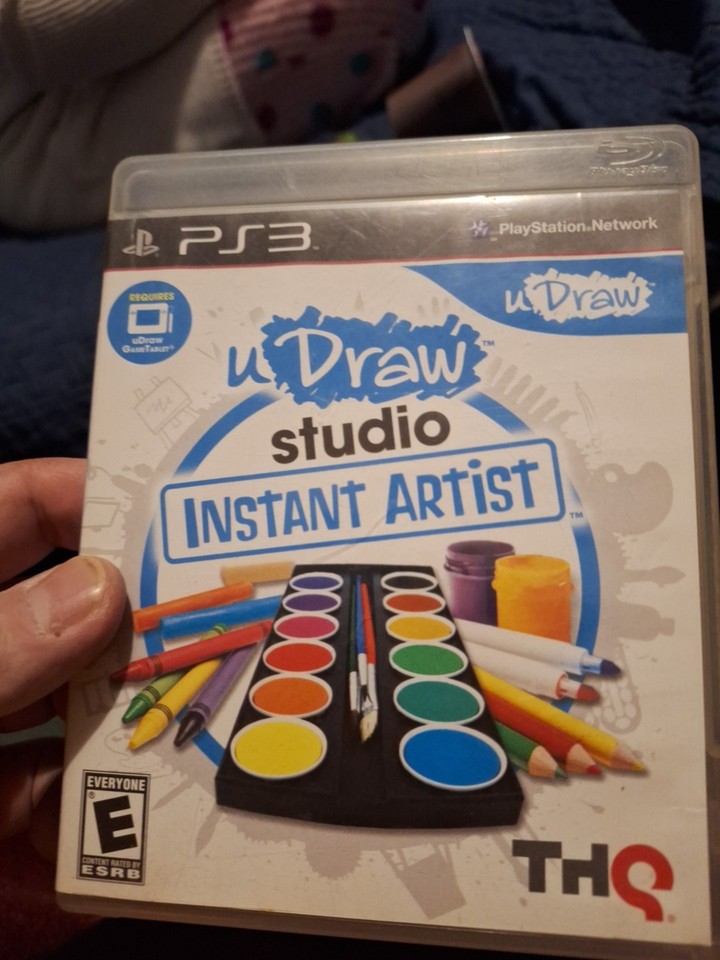 uDraw Studio Instant Artist PS3 PlayStation 3 Video Game CIB 2011 U ...
