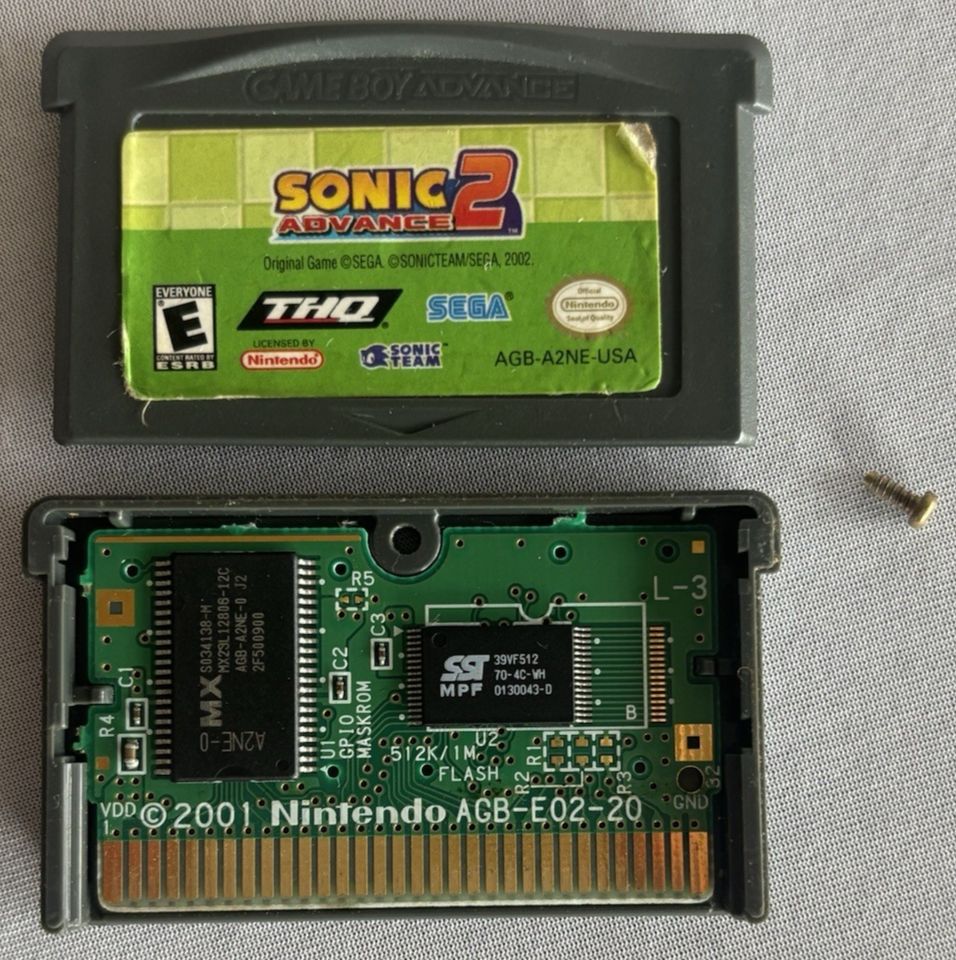 Sonic Advance 2 (GameBoy Advance, 2003) GBA Cart Only - Tested ...