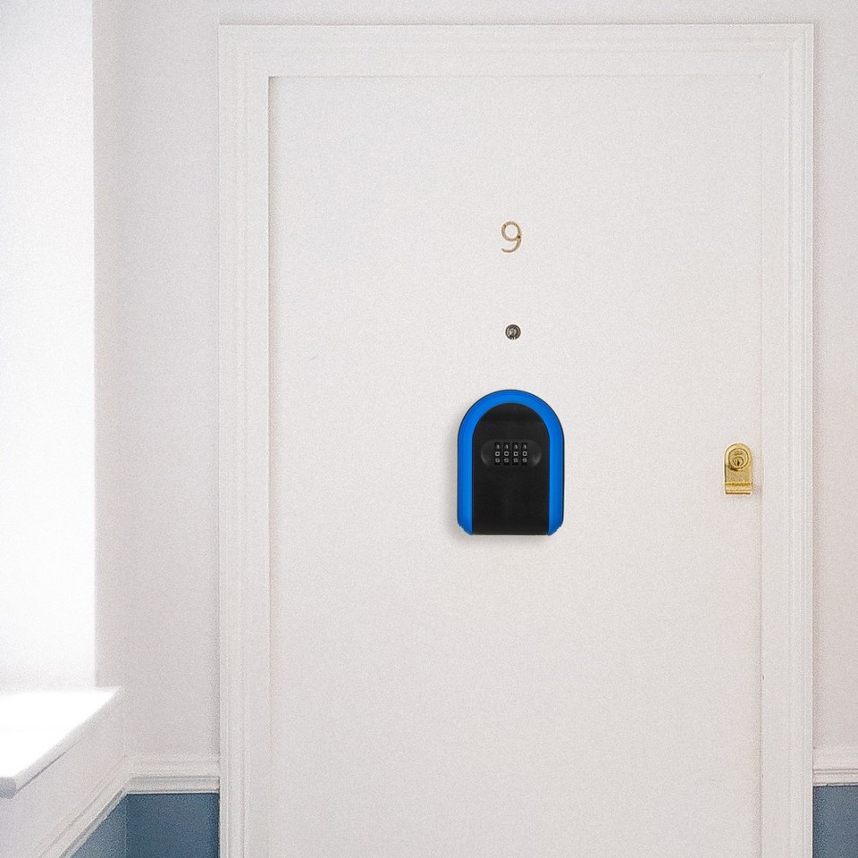 Key Lock Box Wall Mount Lock Box Outdoor Key Lock Box with Code | eBay ...