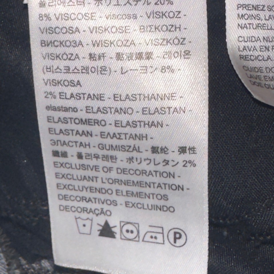 Levi's 711 Skinny Ankle Jeans Size 10 W30 Dark Wash Denim Floral ...