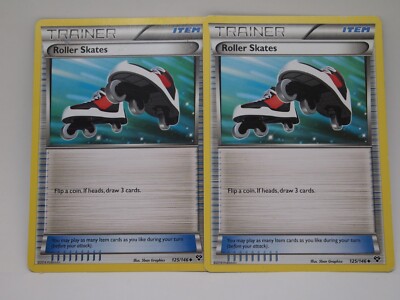 x2 Roller Skates 125/146 - Pokemon TCG | eBay