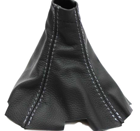 Fits 08-16 Subaru Impreza WRX STI Leather Vinyl Manual Shift Boot Gray ...