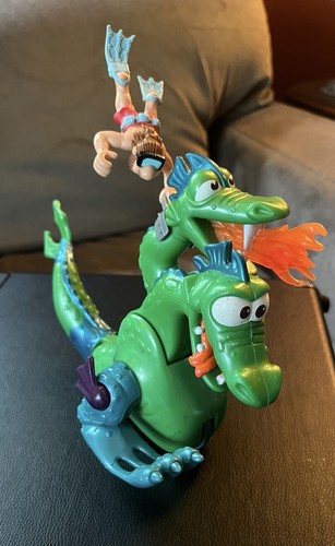 Fisher Price GREAT ADVENTURES DOUBLE HEADED SEA SERPENT W/ DIVER ...