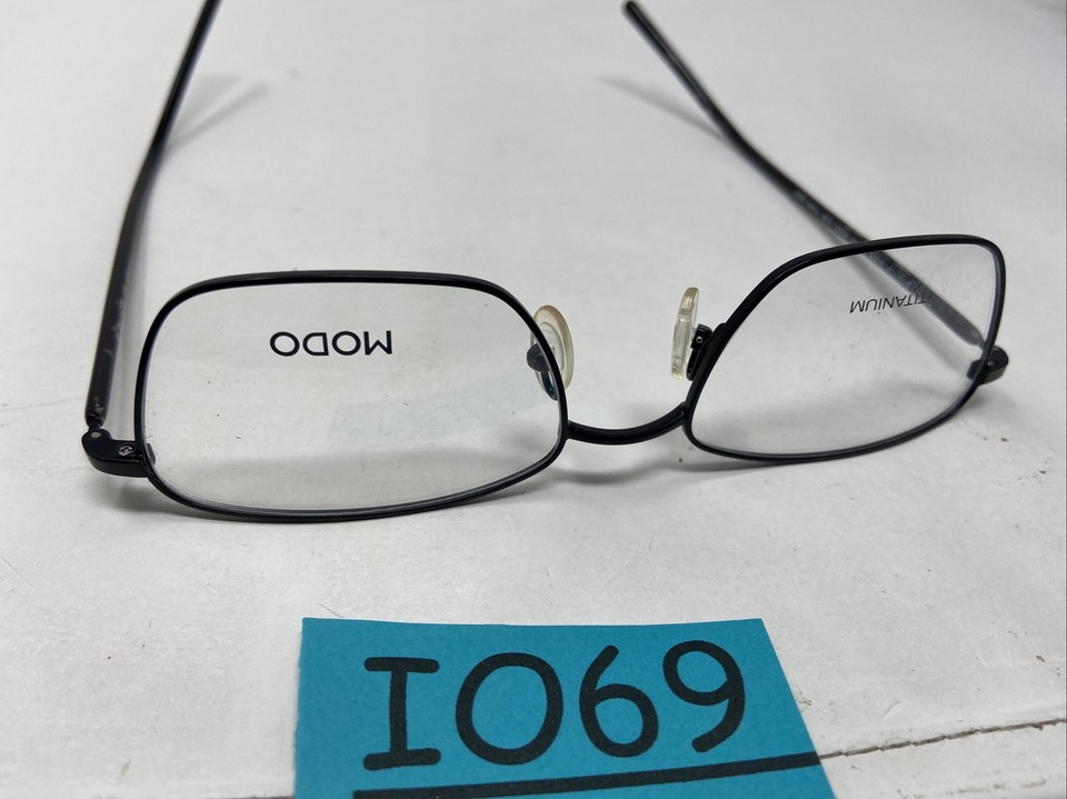 MODO EYEGLASSES TITANIUM FRAME MOD 131 BLACK 52/17/140 IO69 | eBay