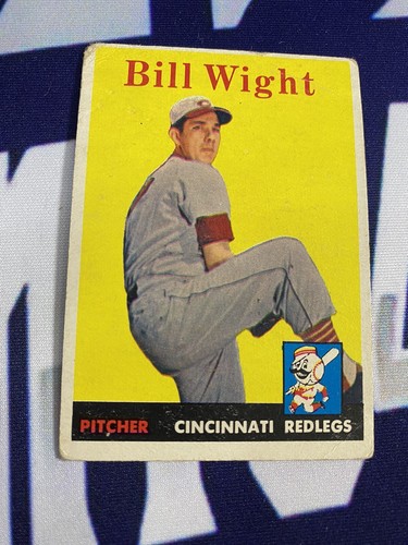 1958 Topps Baseball #237 Bill Wight Cincinnati Redlegs | eBay