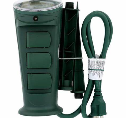 Utilitech Outdoor 3-Outlet Digital Photocell Timer | eBay