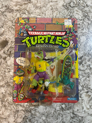 1990 Unpunched Mondo Gecko Skateboard Lizard TMNT Teenage Mutant Ninja ...