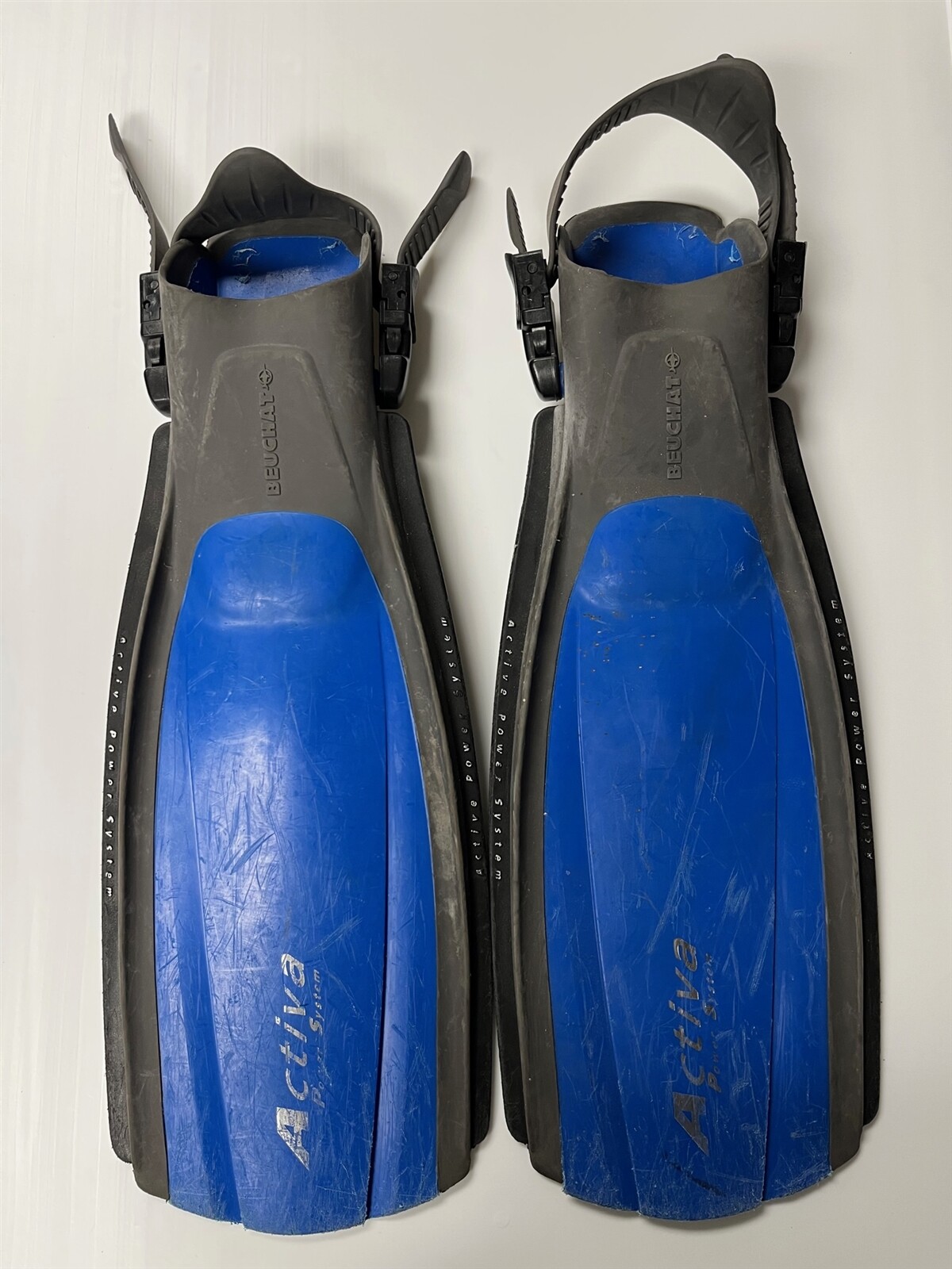 Beuchat Activa Power System Fins Scuba Diving Snorkeling Swimming Fins ...