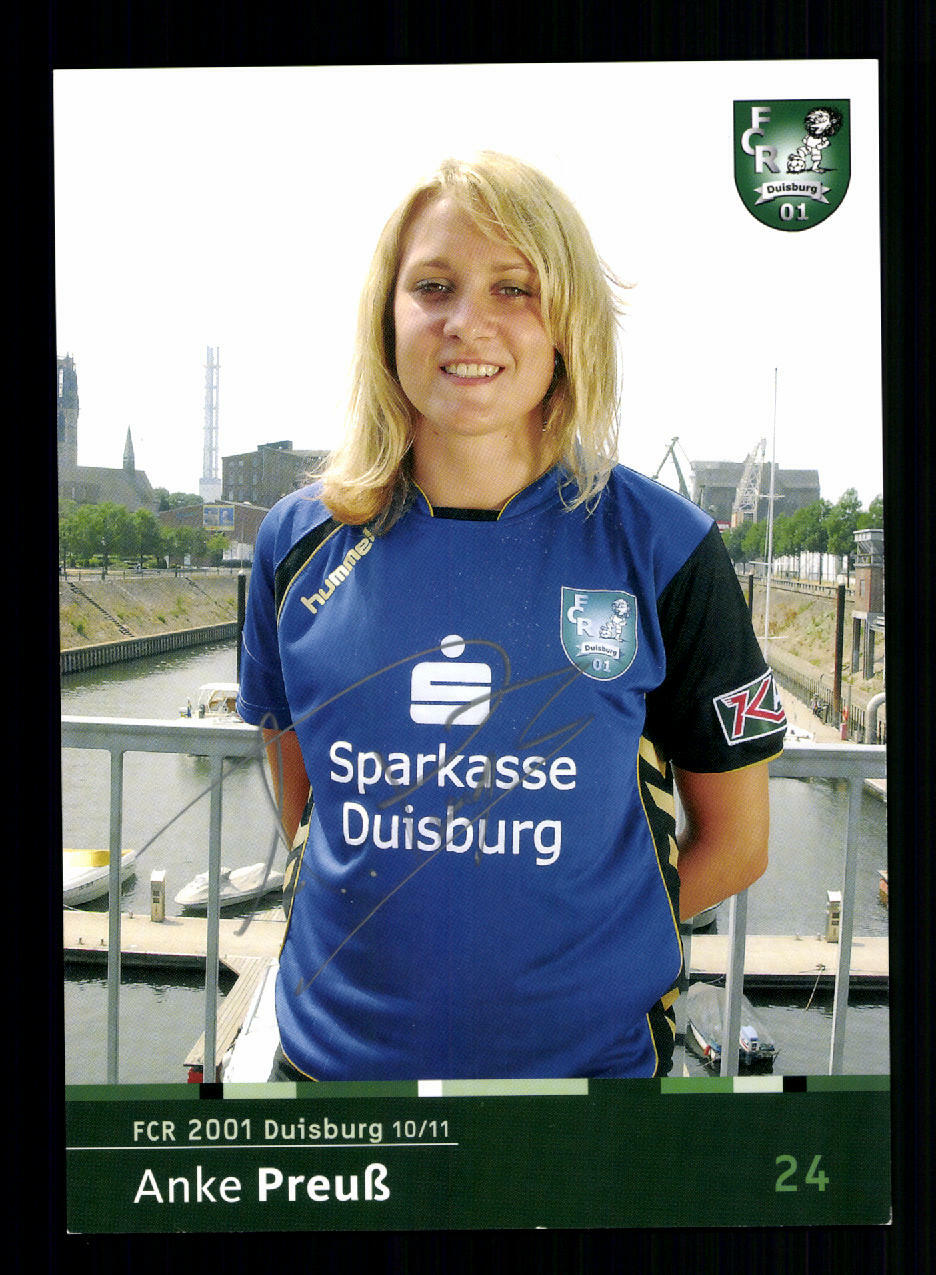Anke Preuß Autogrammkarte FCR 01 Duisburg 2010-11 Original Signiert | eBay.de
