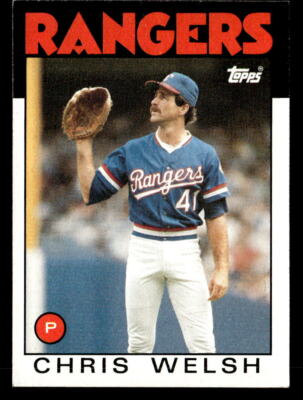 Chris Welsh 1986 Topps Card #52 Texas Rangers | eBay