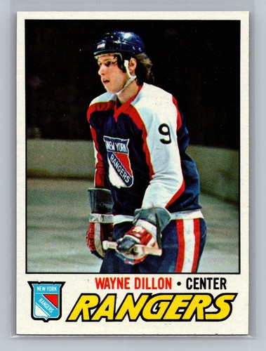 1977-78 Topps Wayne Dillon #166 - New York Rangers - EX+ to NEAR MINT ...