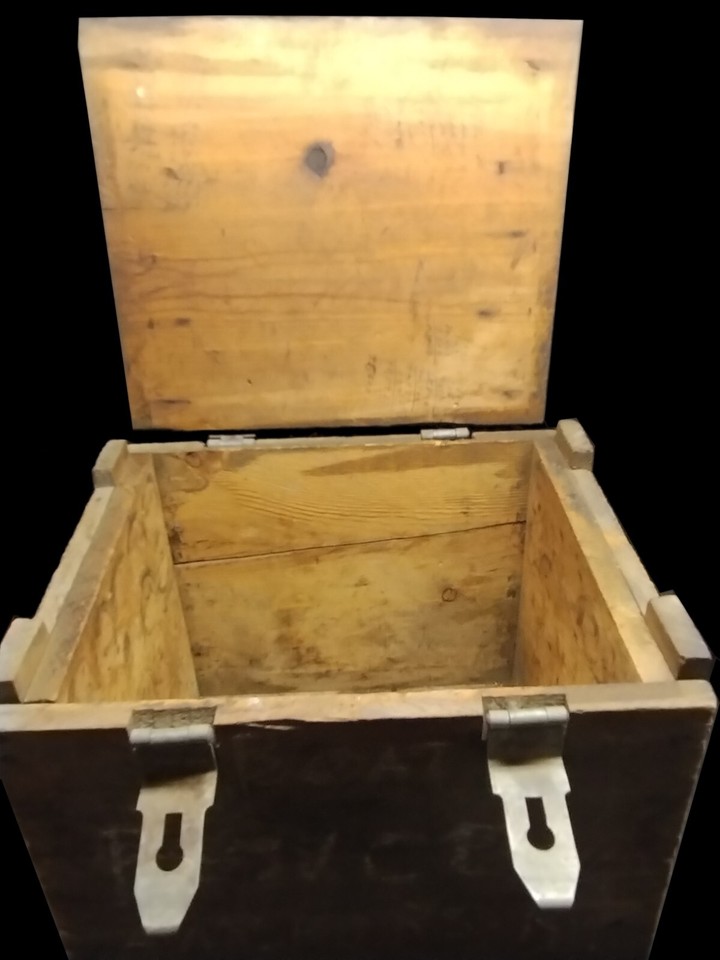 Vintage Military Wooden Ammo Crate for 37mm Auto Gun H.F. M54::EMPTY | eBay
