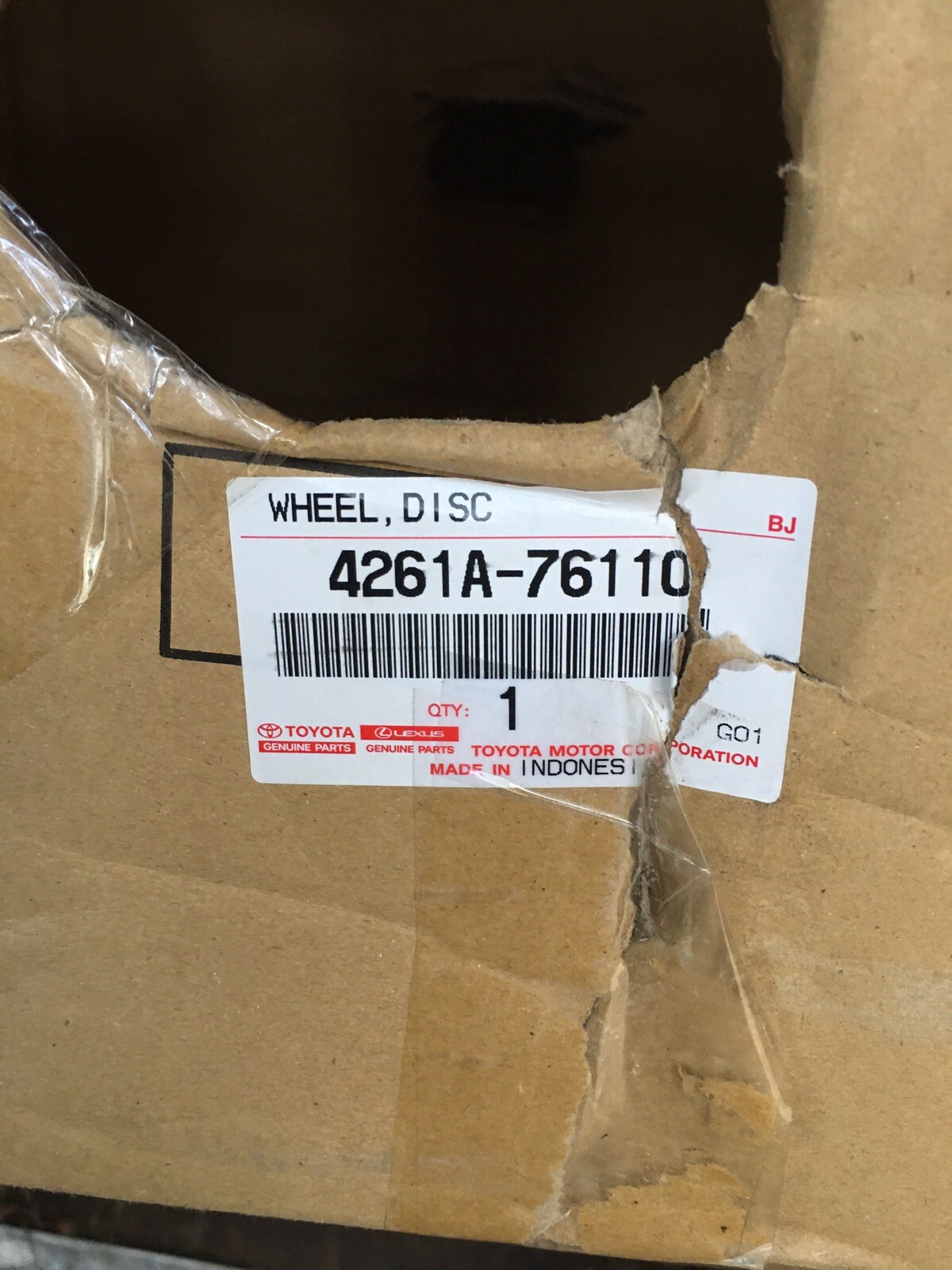 Genuine Lexus / Toyota 18" 10 Spoke Alloy Wheel 4261A-76110 for sale ...