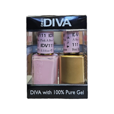DND DUO DIVA GEL & LACQUER #111 - Pink A Boo | eBay