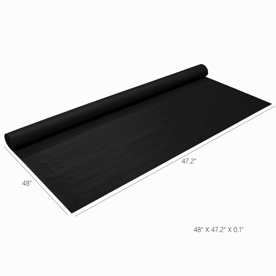 2800GSM Garage Floor Mat Roll Oxford PVC Trailer Covering Raised Anti ...