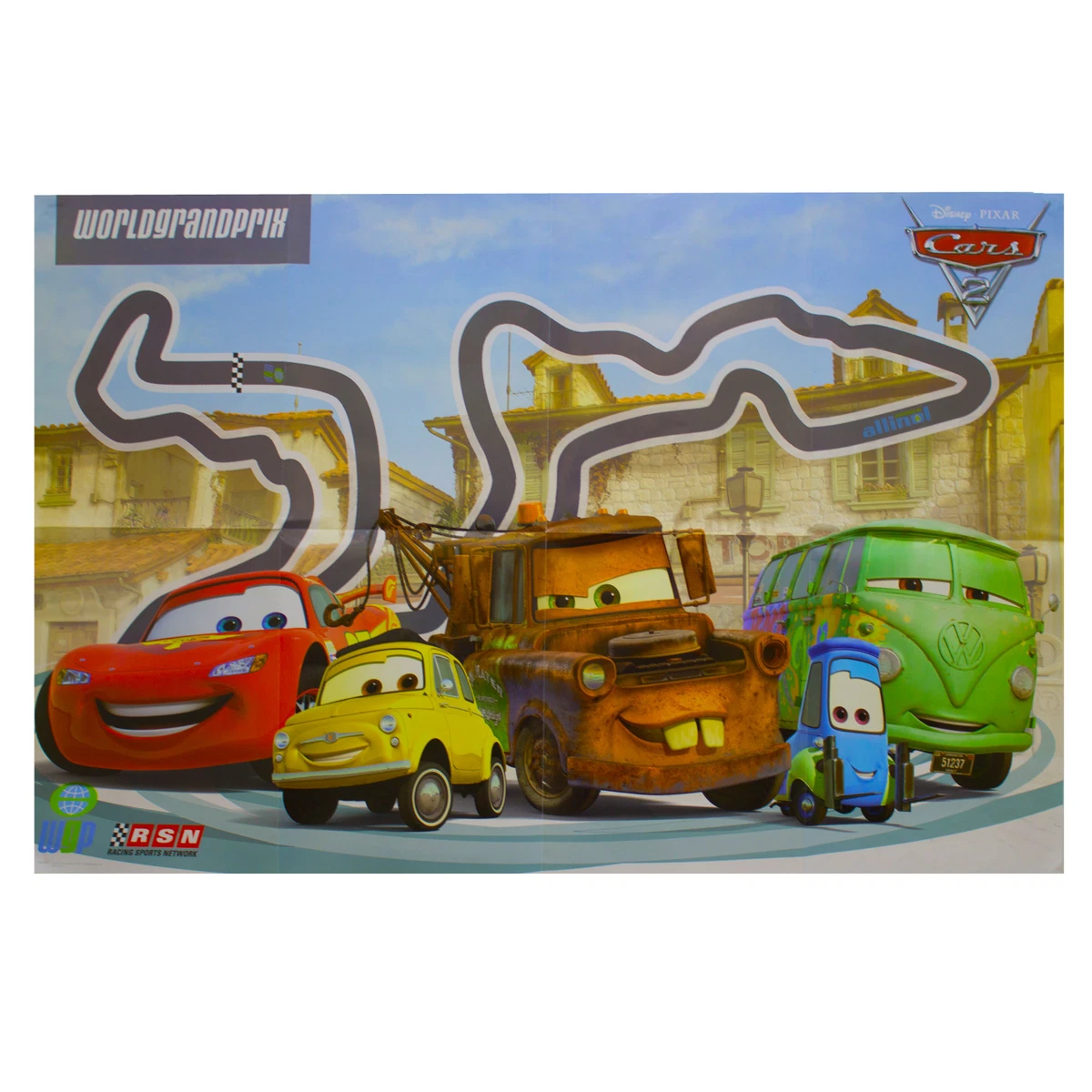 Cars 2 Characters Poster