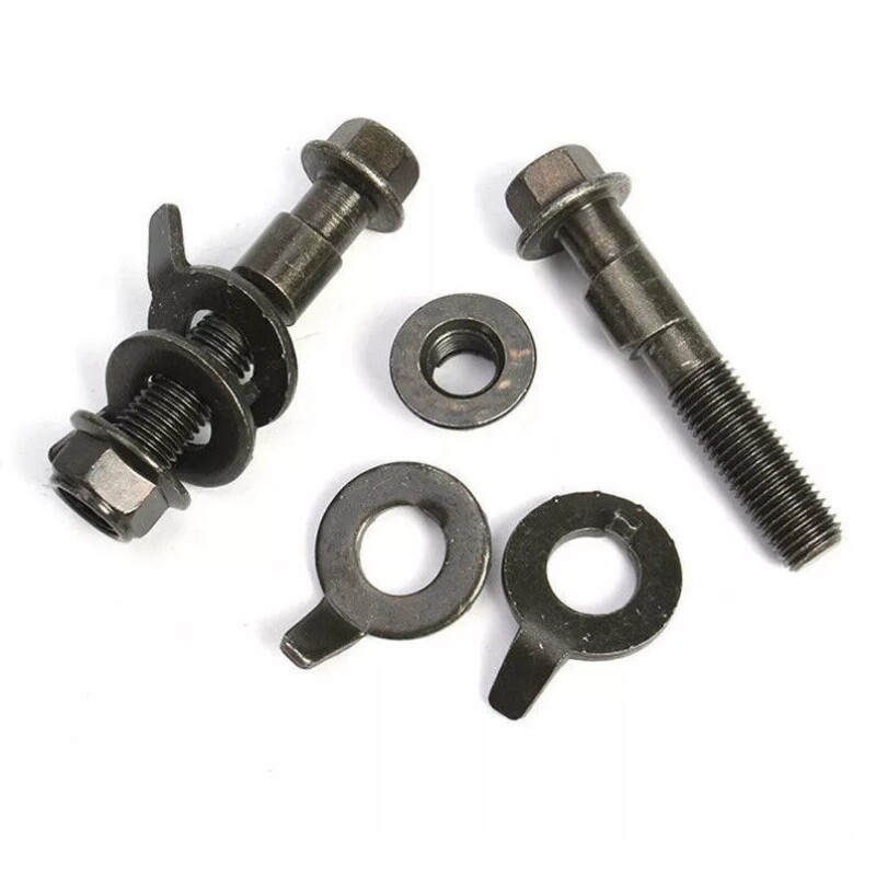 4PCS 14mm Car Four Wheel Alignment Adjustable Camber Bolts Steel 10.9 ...