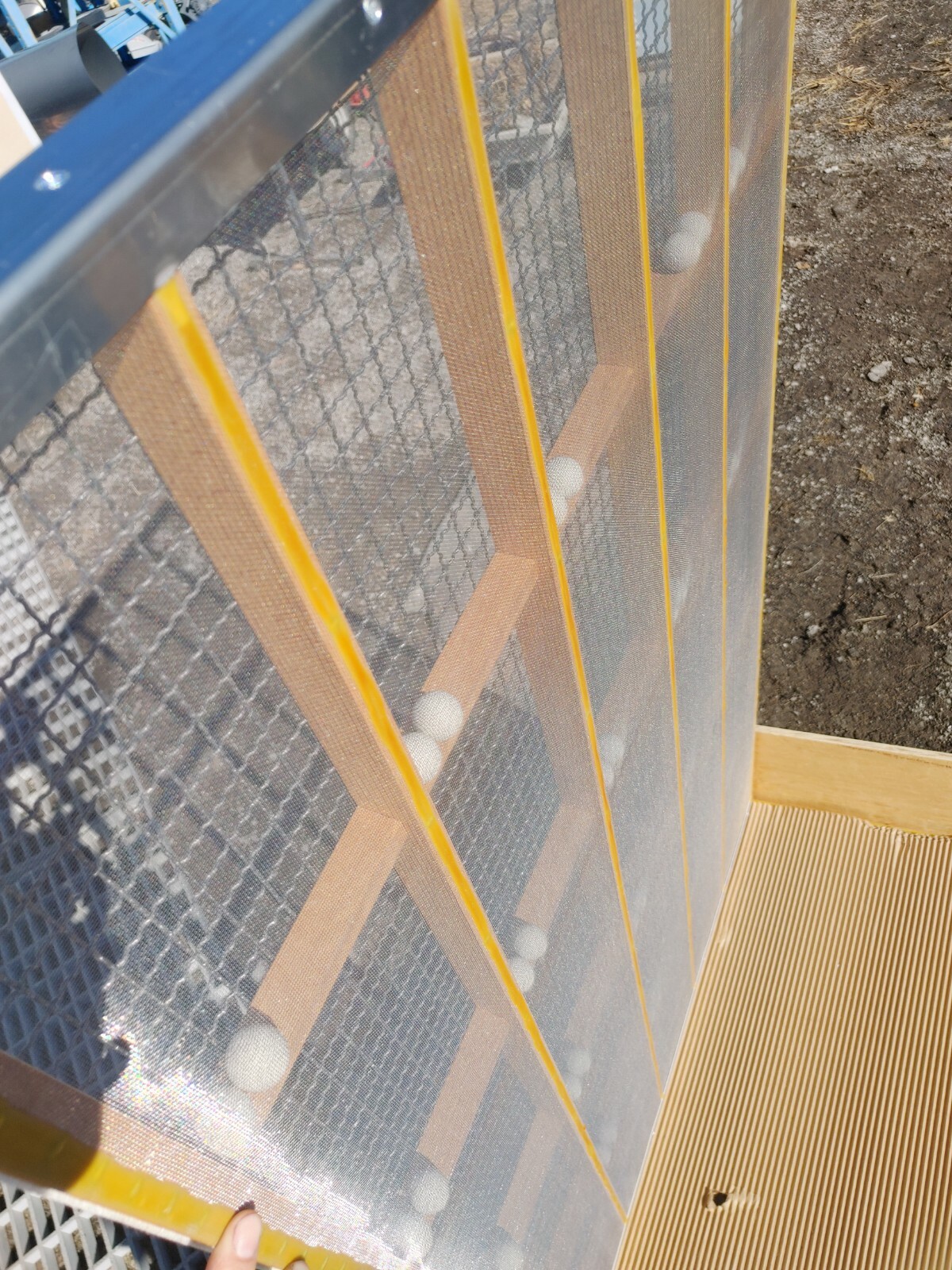 4x Industrial Ball Type Screener Screens - Seed Grader Screen Ball Type ...