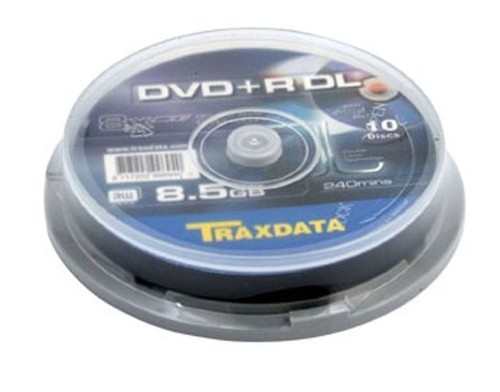 100 Traxdata Ritek S04 Dual Double Layer DVD+R DL 8x Blank Discs 8.5GB ...