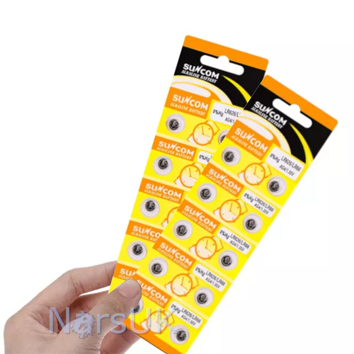 20x AG4 LR626 LR66 SR626 SR626SW G4A 376/377 1.5V Alkaline Coin Cells ...
