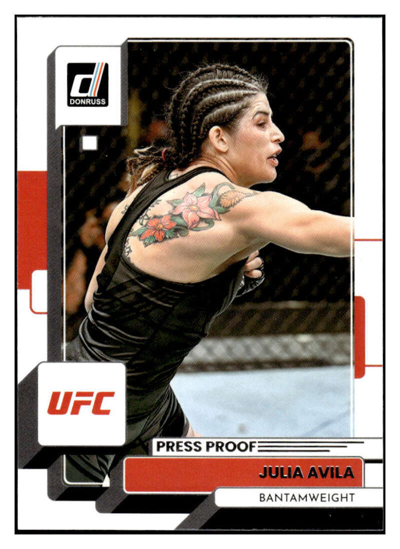 JULIA AVILA 2023 Donruss Press Proof Silver #74 UFC MMA ID:68490 | eBay