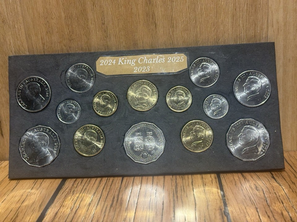 2023–2025 King Charles III Coin Set – 14 Uncirculated Coins + Bonus 50c ...