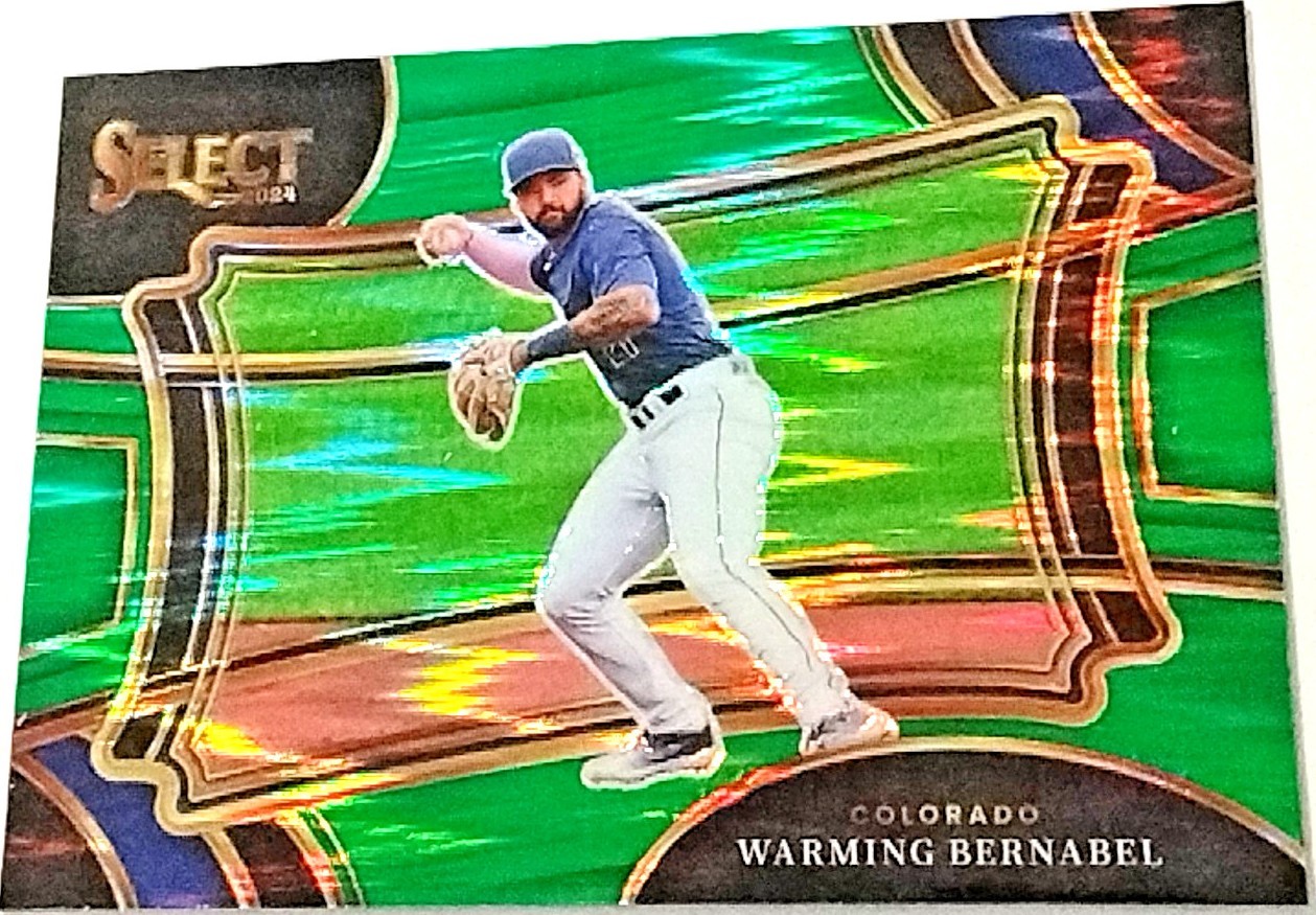 2024 Panini Select - Diamond Level Warming Bernabel #78 Green Flash ...