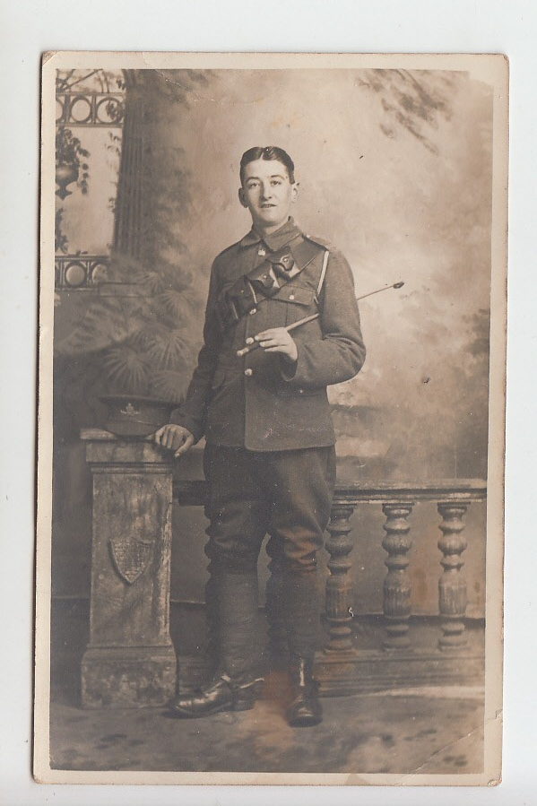 RPPC Artillery soldier with bandolier & swagger stick | eBay UK