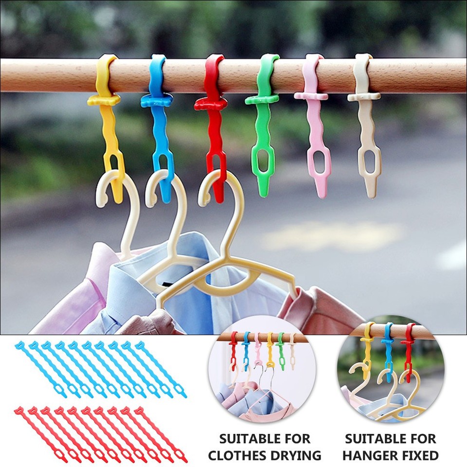 20 Pcs Hanger Windproof Buckle Slide Fastener Coat Retainer Adjustable ...