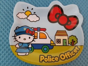 Sanrio Hello Kitty POLICE OFFICER Super Cute Plate SPECIAL EDITION from ...