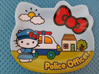 Sanrio Hello Kitty POLICE OFFICER Super Cute Plate SPECIAL EDITION from ...