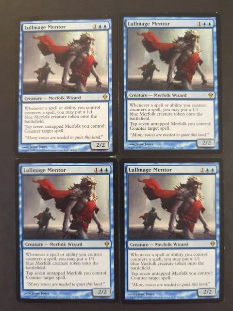 MTG Lullmage Mentor Zendikar 54/249 Regular Rare for sale online | eBay