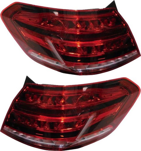 For 2015-2016 Mercedes Benz E Class Tail Light Set Driver and Passenger ...