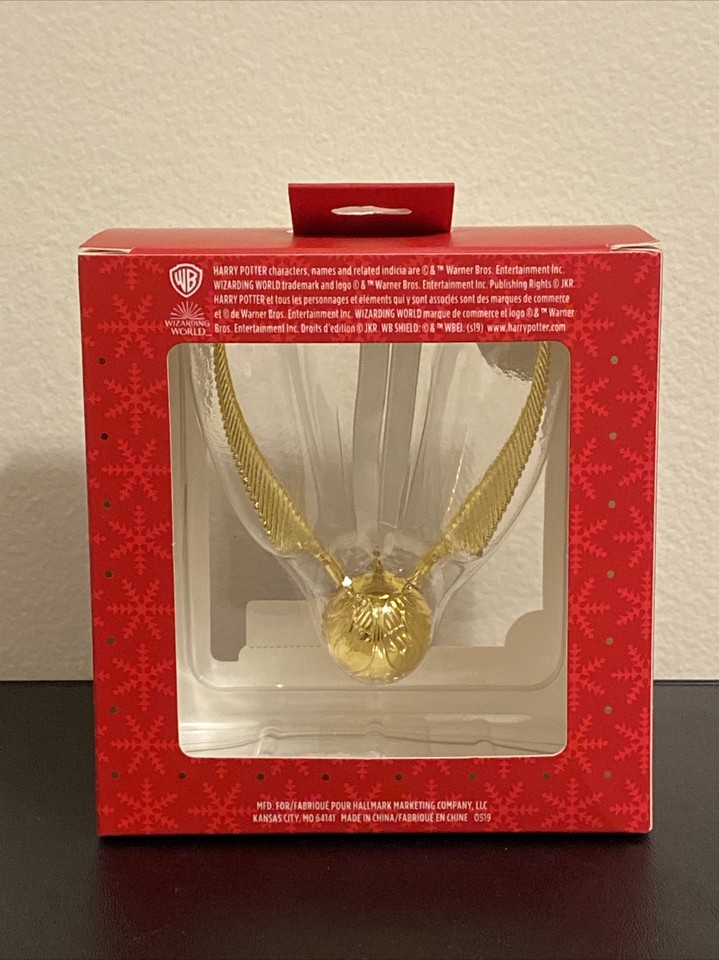 Hallmark Harry Potter Golden Snitch Premium Metal Christmas Ornament | eBay