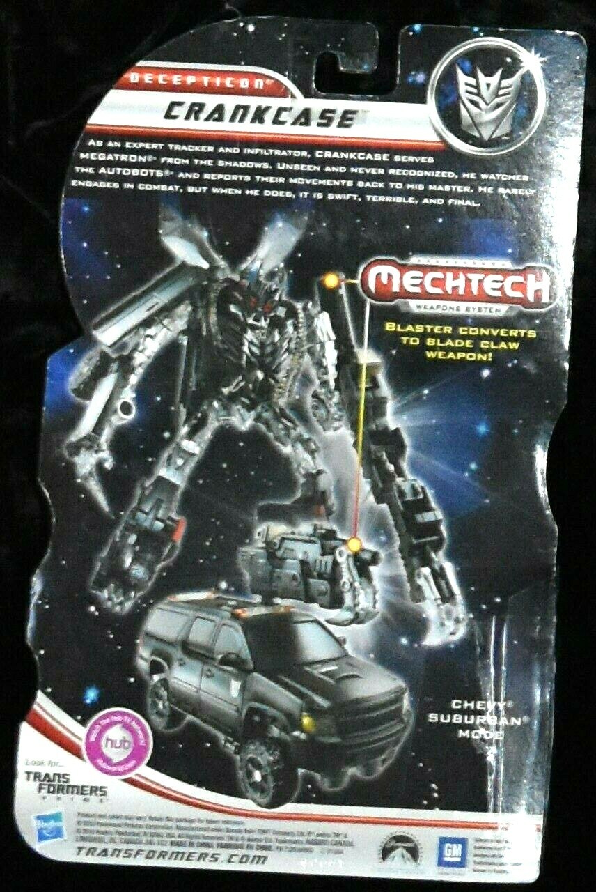 Transformers Dark of the Moon Mechtech Crankcase Decepticon 2010 SEALED ...