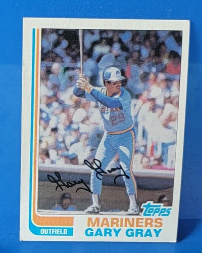 Gary Gray OF Mariners Topps Baseball Card #523 1982 | eBay