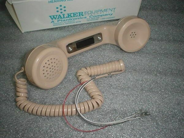 Walker Plantronics PTT Push to Talk Handset Part # Wg-10-f for sale ...