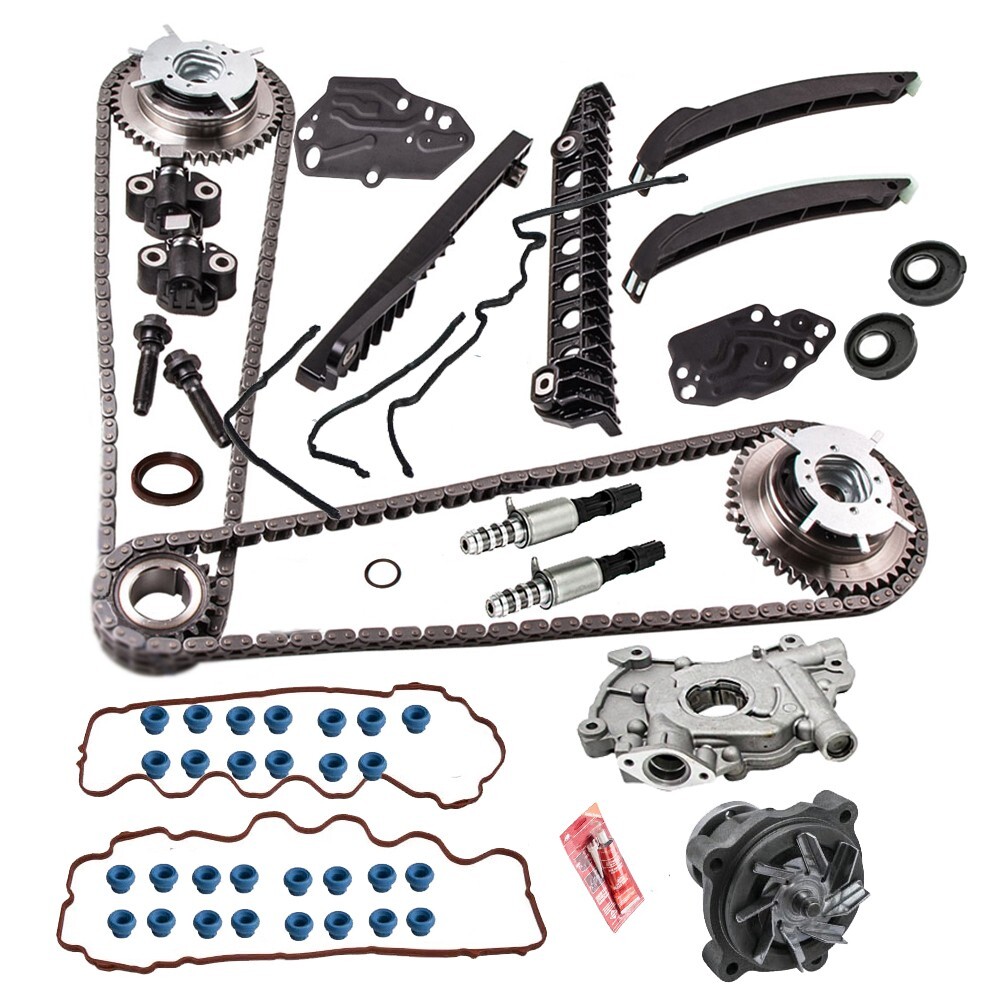 Timing Chain Kit Oil&Water Pump Cover Gasket For 04-08 Ford F150 ...