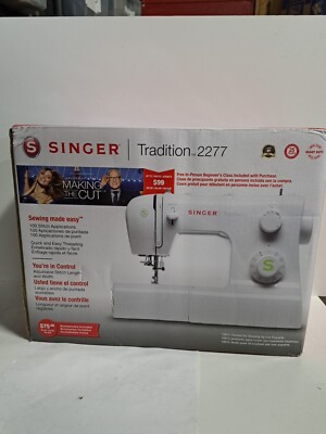 SINGER Factory Serviced Tradition 2277 Mechanical Sewing Machine ...
