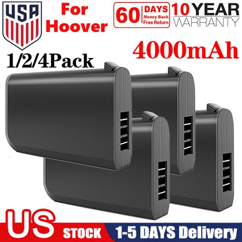 4pack for Hoover 18V 4.0Ah Li-ion Battery BH50000 BH5005 BH50010 ...