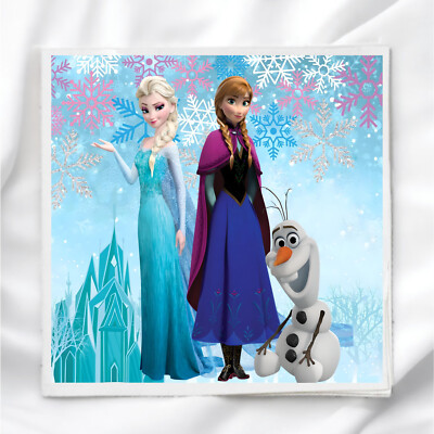 Frozen Anna Elsa Olaf Fabric Panel for Quilting Crafting Sewing Quilt ...