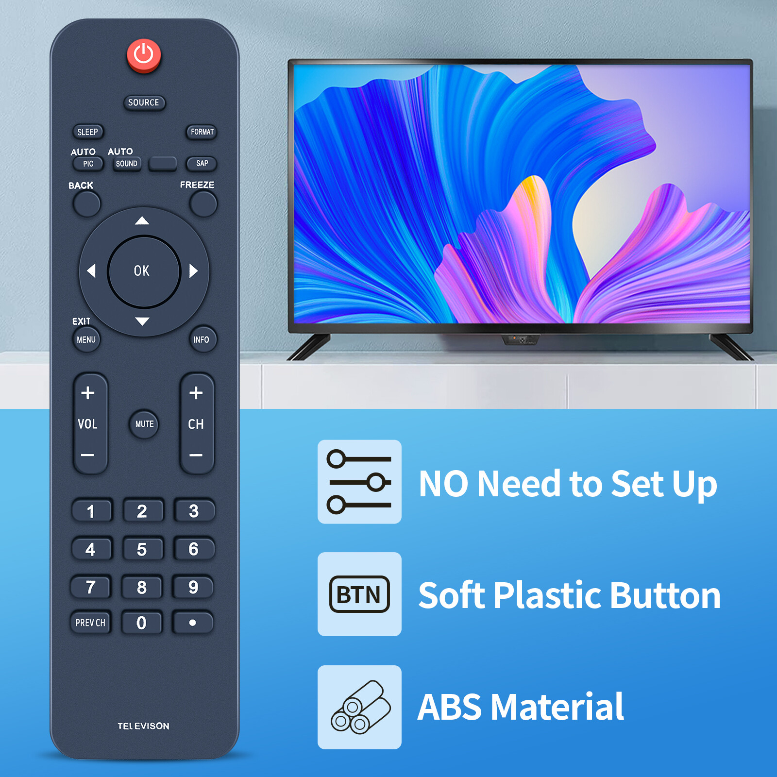 Remote Control For Philips TV 26PFL4507/F7 22PFL4507/F7 32PFL4507/F7 ...