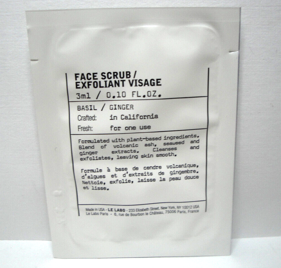 Le Labo Body Cream Face Scrub Exfoliant Santal 33 EDP Eau de Parfum ...