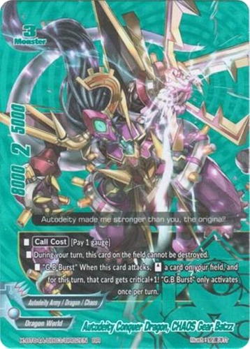 Buddyfight Autodeity Conquérant Dragon, CHAOS Gear Batzz X-BT04A-UB03 ...